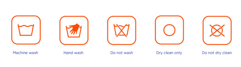 What do the symbols on clothes labels mean - Wirwear